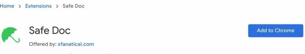 Setup Safe Doc - xFanatical