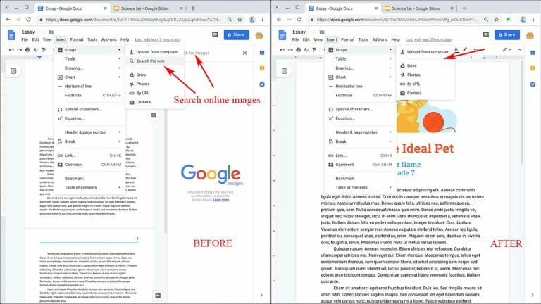 Block Image Searching in Google Docs Editors - xFanatical