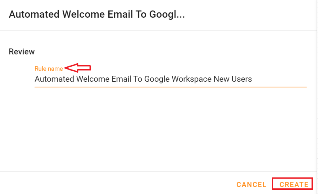 Automated Welcome Email to Google Workspace New Users
