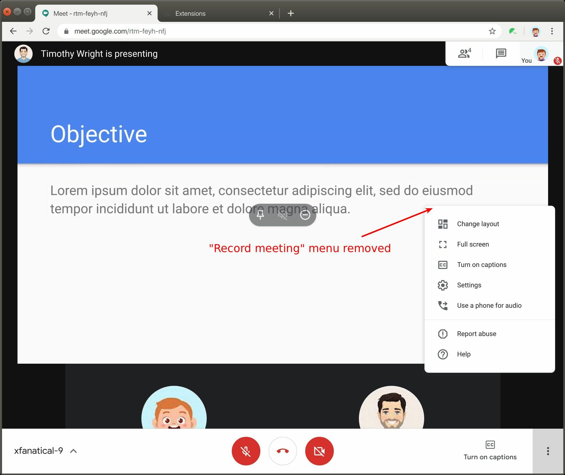 Disable Students Recording Google Meet | Xfanatical Disable Students Recording Google Meet | Xfanatical