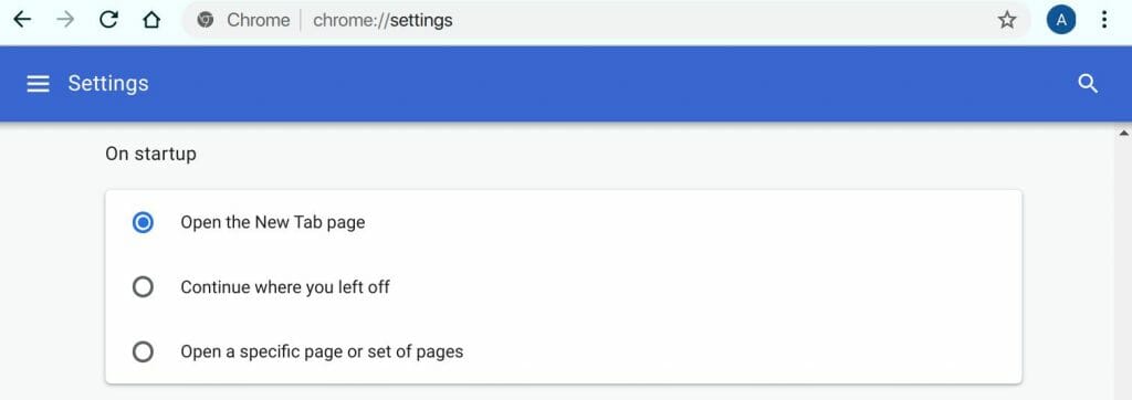 Change Chrome New Tab URL XFanatical