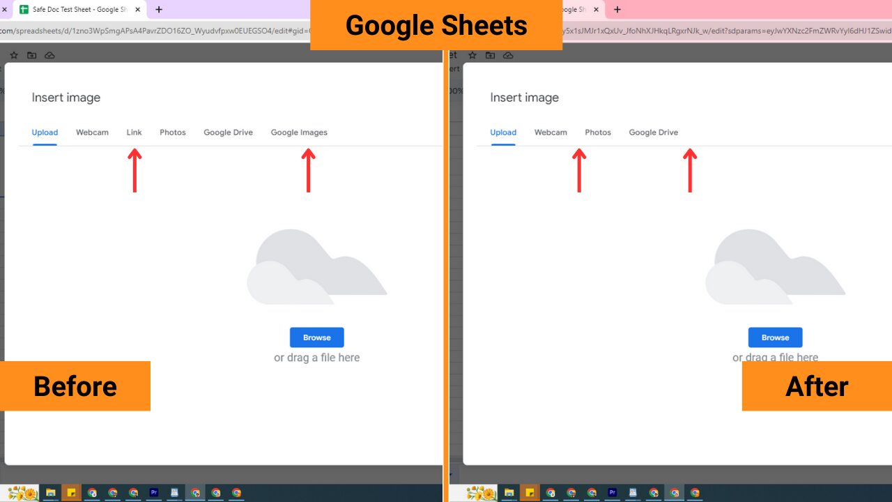 Disable Inserting Image By URL In Docs Editors | xFanatical