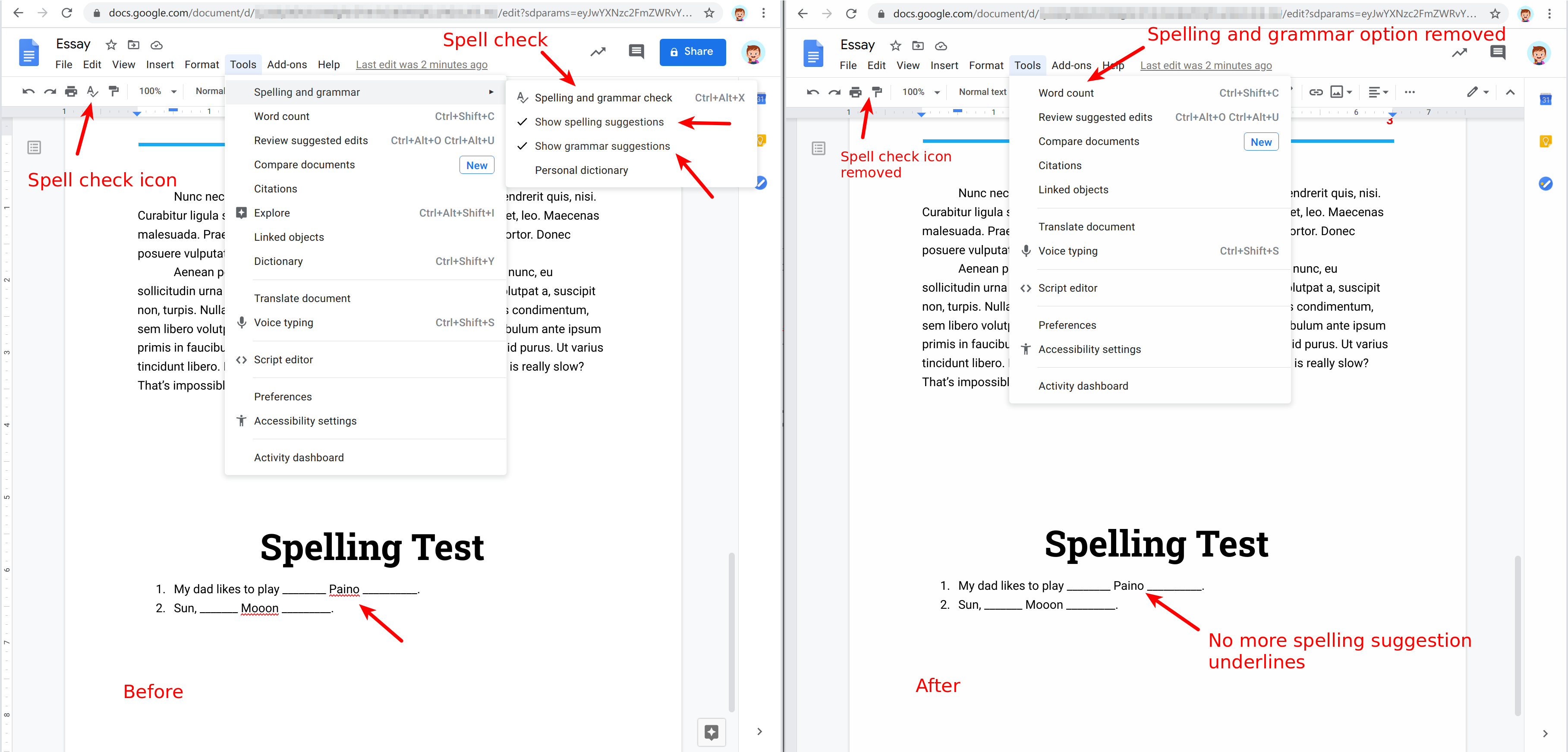 Disable Spell Check In Google Docs XFanatical