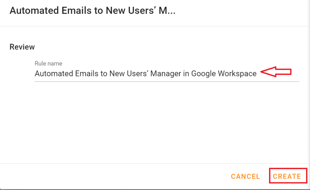 Automated Email to New Users' Manager in Google Workspace