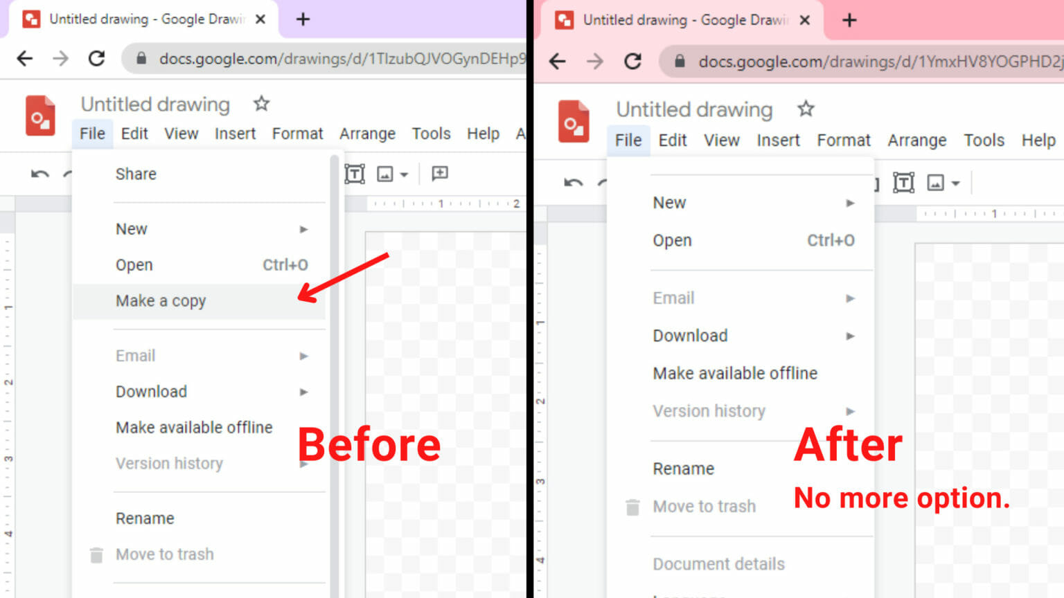 Blocking Make a Copy Option in Google Docs and Other Apps