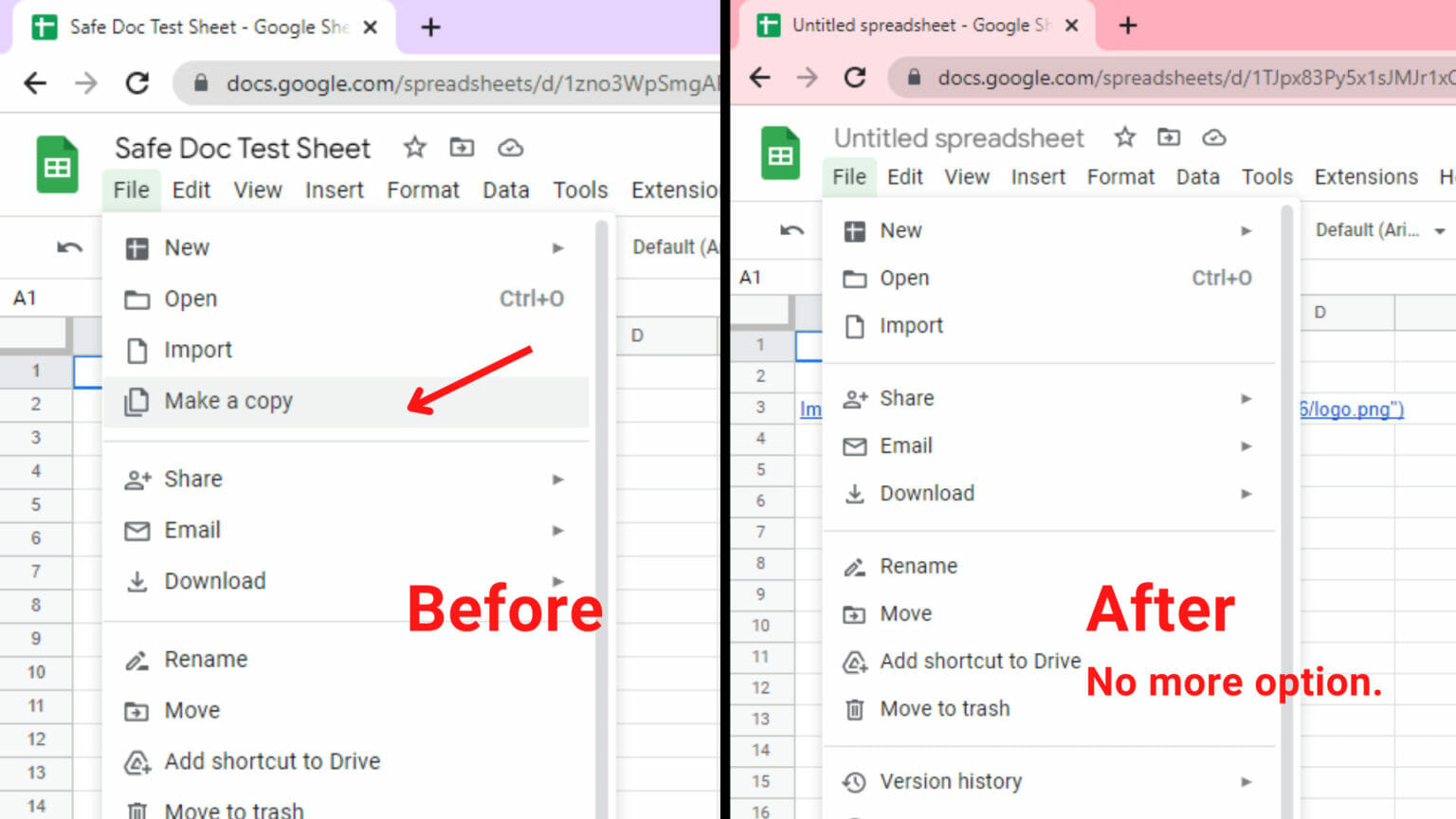 Blocking Make a Copy Option in Google Docs and Other Apps