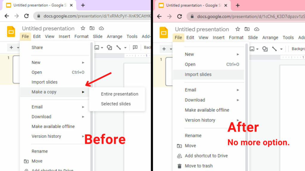 Blocking Make A Copy Option In Google Docs And Other Apps