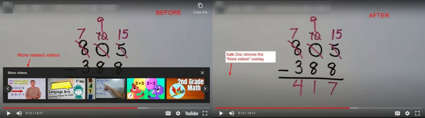 Remove Youtube Controls From Video | xFanatical