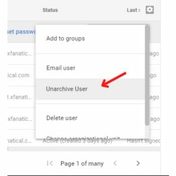 Google Workspace Archive User - xFanatical