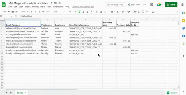 Gmail Mail Merge with xFanatical Foresight | xFanatical