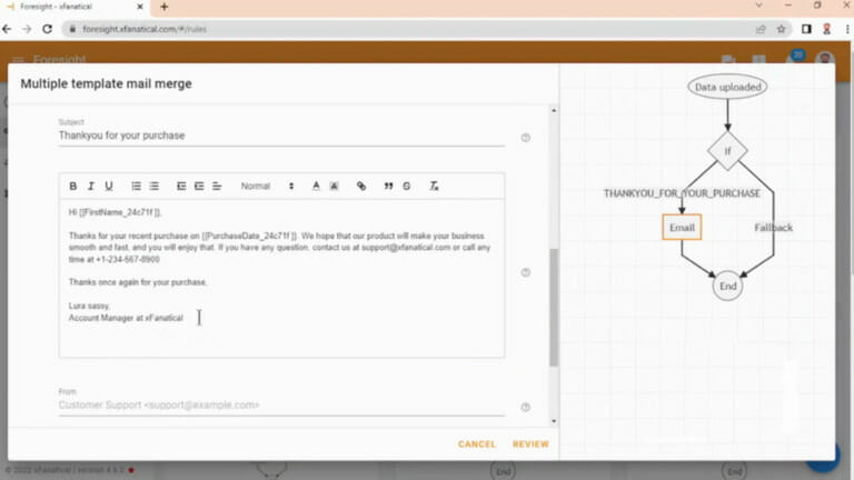 Mail Merge Using Gmail and Foresight - xFanatical