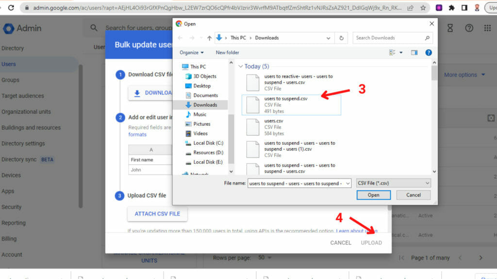 How to bulk suspend users in Google Workspace? - xFanatical