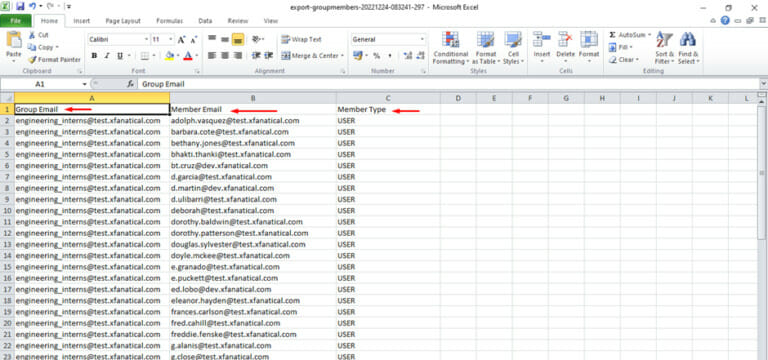 Efficiently export Google Workspace group members to CSV