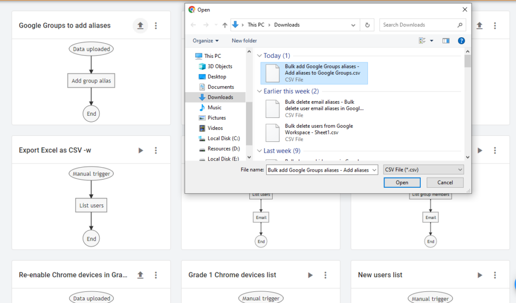 Bulk Add email aliases to Google Groups - xFanatical