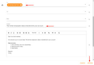Bulk data transfer between users in Google Workspace