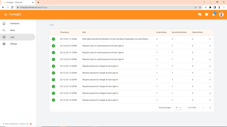 Bulk data transfer between users in Google Workspace