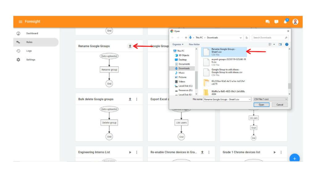 How to Bulk Rename Google Groups