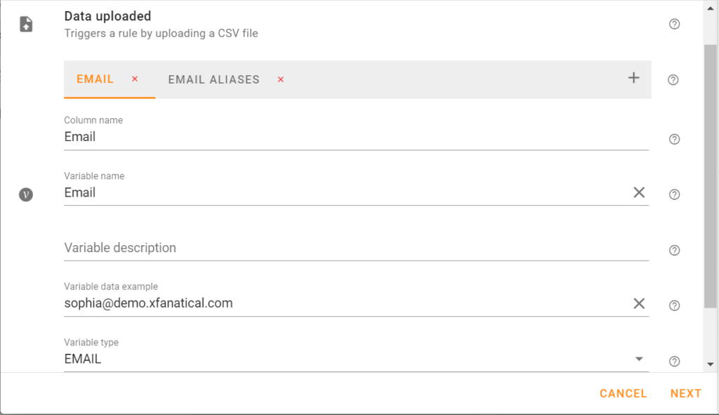 Bulk add email aliases to user accounts - xFanatical