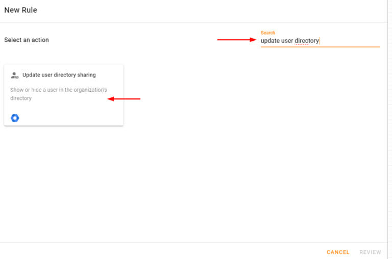 How to bulk show and hide users in Google Workspace
