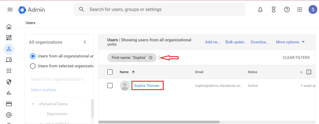 Bulk force password change for users in Google Workspace