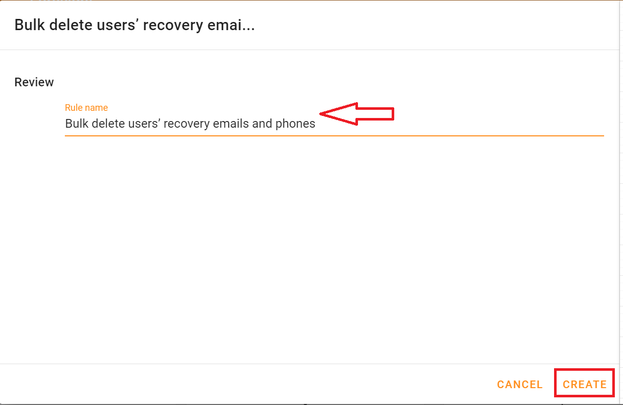 Bulk Delete User Recovery Number or Email in Google Workspace