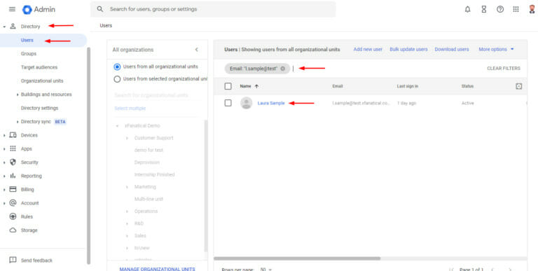 Bulk Force Password Change in Google Workspace