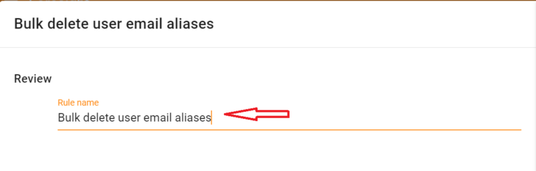 Bulk delete users email aliases from Google Workspace