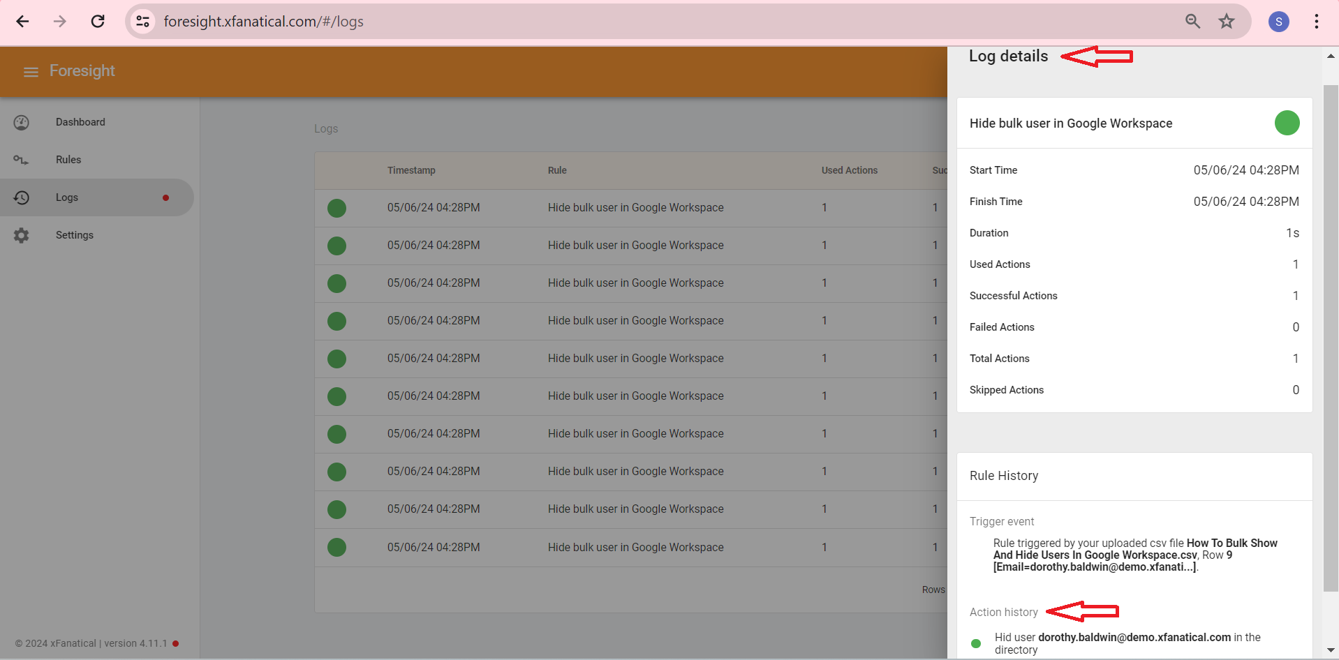 How to bulk show and hide users in Google Workspace |xFanatical