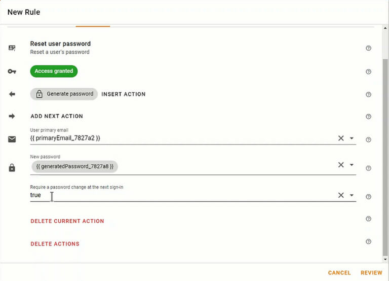 Bulk Reset Users' Passwords in Google Workspace