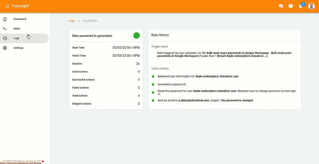 Bulk Reset Users' Passwords in Google Workspace