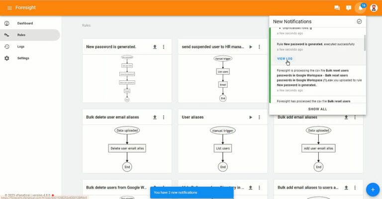 Bulk Reset Users' Passwords in Google Workspace