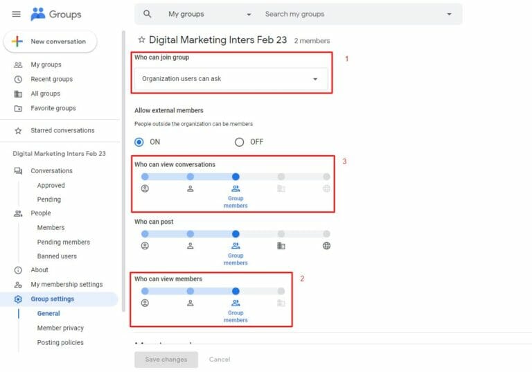 Set Default Group Settings for New Google Group | Xfanatical