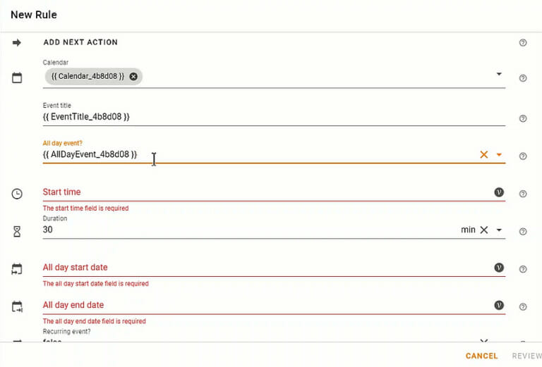 Bulk create calendar events and save time