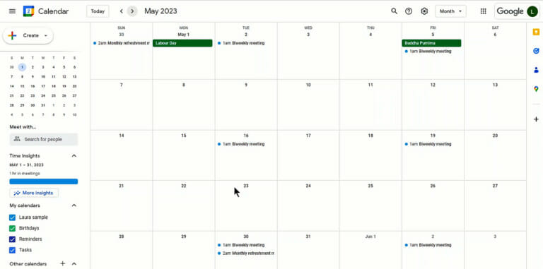 Bulk create calendar events and save time