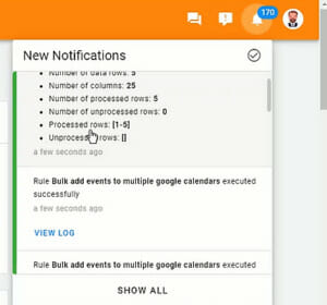 Bulk create calendar events and save time
