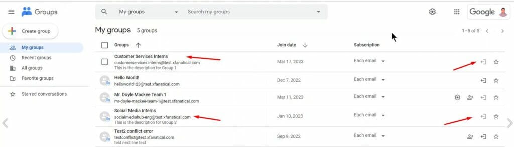 Prevent members from leaving Google Groups - xFanatical