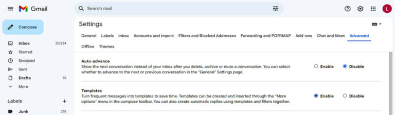 How to create email templates in gmail