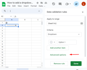 Dropdown List in Google Sheets: Complete Guide | xFanatical
