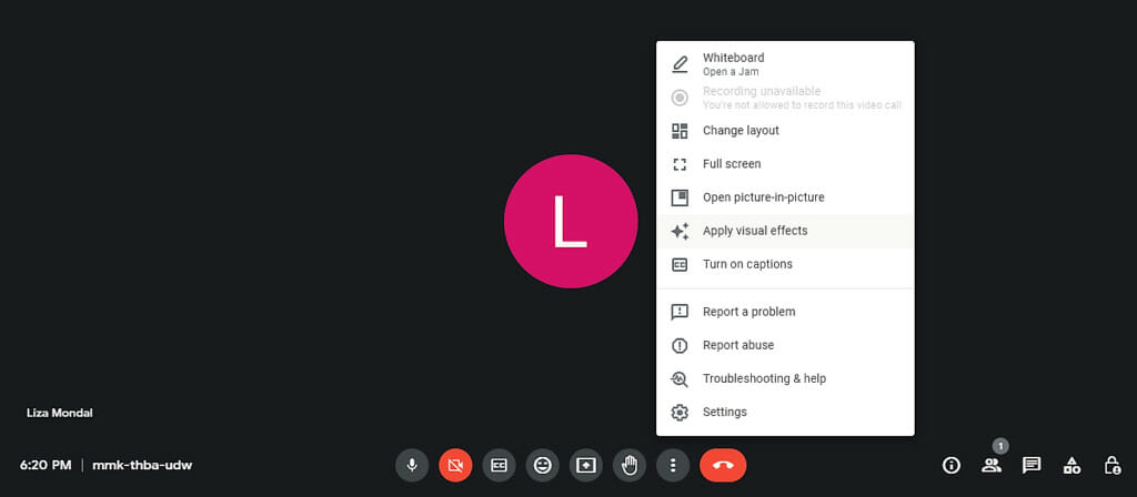 Blur Background in Google Meet Tutorial