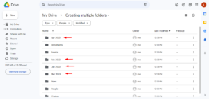 Learn how to create multiple folders at once