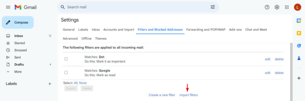 Know all about how to create filters in Gmail