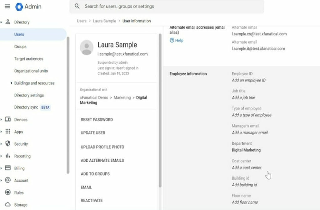 Automate Updating Departments by Org Unit