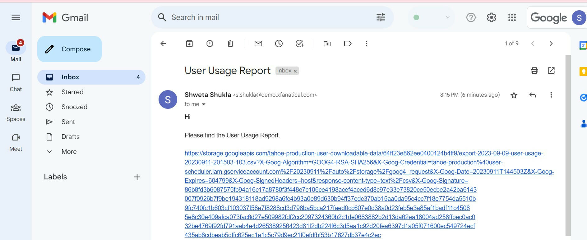 Monitoring and automating user reports in Google Admin