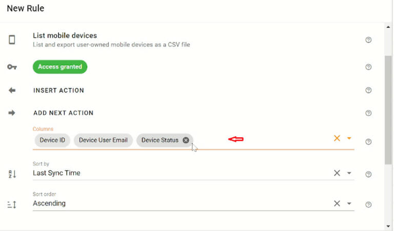 Know how to approve mobile devices in bulk from a list