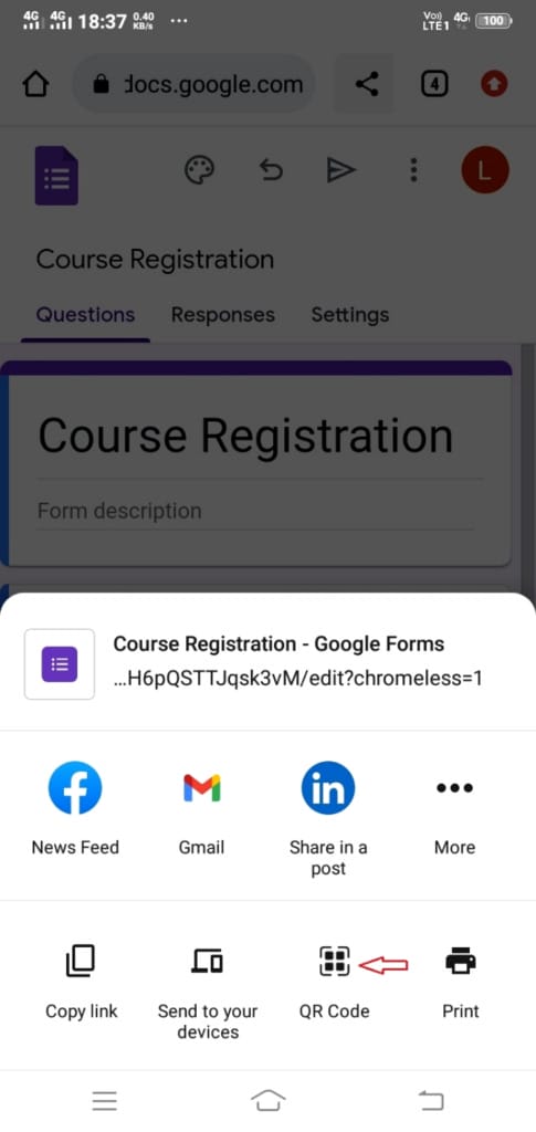 How to Generate QR code for Google Form?