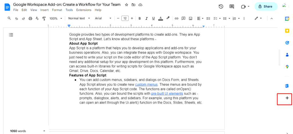 Google Workspace Add-on: Create a workflow for Your Team