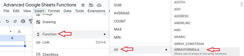 Advanced Google Sheets Formulas |xFanatical