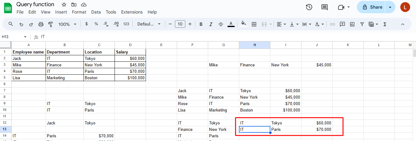 Know All About the QUERY Function in Google Sheets |xFanatical