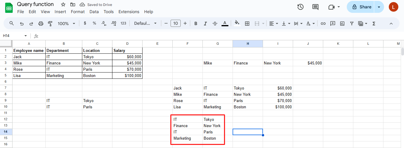 Know All About the QUERY Function in Google Sheets |xFanatical
